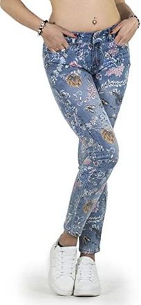 Kor&ouml;shi Pant long Normal Denim &eacute;lastique - Bleu - 34