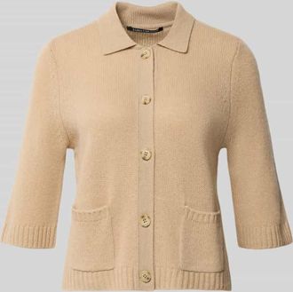 Luisa Cerano Regular Fit Strickjacke aus Woll-Mix mit Kaschmir-Anteil