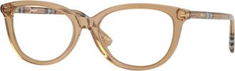 Burberry Femme, Accessoires, Beige, Taille: 52 MM Lunettes de vue Cat-Eye