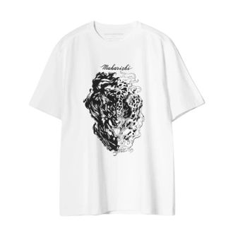 maharishi Chimera Panther SS Tee - - Tops - Herren - Wei&szlig; - XL
