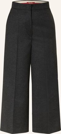 Max Mara Max Mara Studio Marlenehose Marengo Aus Flanell grau