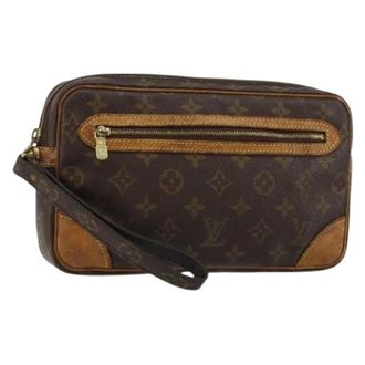 Louis Vuitton Pre-owned Canvas Clutch - - Pre-owned - Damen - Braun - ONE SIZE