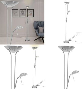 vidaXL Stehleuchte Dimmbar led 23 w - Stehlampe - led Lampe - Wohnzimmerleuchte - Dimmbares Licht - Deckenfluter - Home & Living