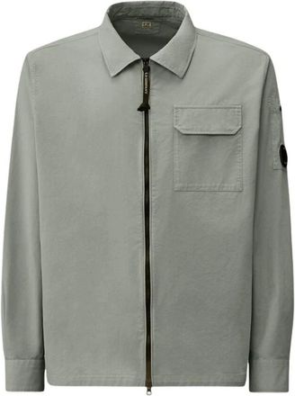 C.P. Company C.p. Company, Homme, Vestes, Bleu, Taille: XL Surchemise Gabardine