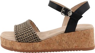 Tom Tailor Tom Tailor Damen 9590280005 Keilsandale, Black-Nature, 37 EU