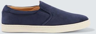 Brunello Cucinelli Slip-Ons aus Veloursleder