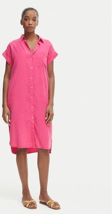 iconique Hemdkleid Quinn IC26-060 Dunkelrosa Relaxed Fit