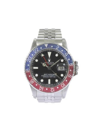 Rolex montre GMT-Master 40 mm pre-owned - Noir