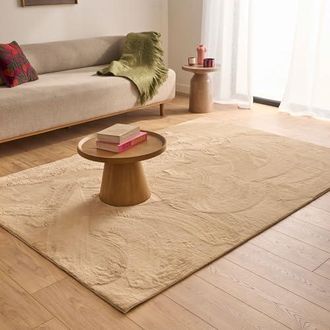 Nazar Rugs Tapis Nube Salon Doux Uni, Confortable et Moelleux, Poils Court, Antid&eacute;rapant, Lavable en Machine