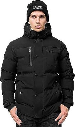 Lonsdale London Mallaig Homme Veste dhiver noir M 100% Polyester