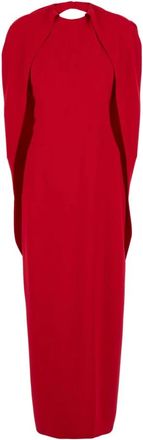 Alberta Ferretti Femme, Robes, Rouge, Taille: 36 FR Robe Longue Rouge Dos Nu