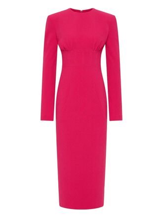 Rachel Gilbert robe longue Dover à manches longues - Rose