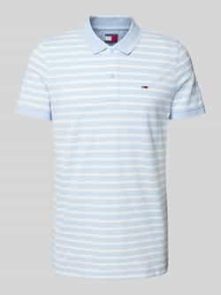 Tommy Jeans Regular Fit Poloshirt aus reiner Baumwolle mit Logo-Stitching