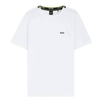 HUGO BOSS Homme, Tops, Blanc, Taille: S T-shirt Taddy