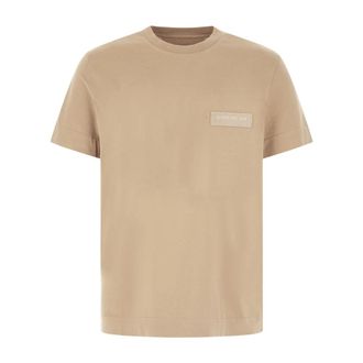 Givenchy T-Shirt aus Baumwolle mit Paris Gros Grain - - Tops - Herren - Beige - L