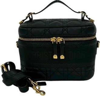 Dior Sac &agrave; main en cuir Pre-owned - Femme - Pre-owned - Noir - Taille: ONE Size