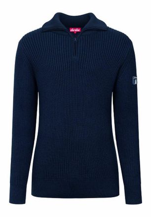 Derbe Strickpullover Matrosenpl&uuml;nn Maritim, Rei&szlig;verschluss