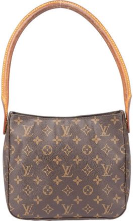 Louis Vuitton Crossbody Bags - Louis Vuitton Canvas Monogram Looping MM Shoulder - Gr. unisize - in Braun - f&uuml;r Damen