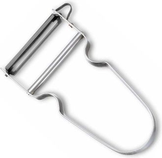 Victorinox by Swiss Army pela-verdure con manico in alluminio e lama a pendolo, resistente, in acciaio inox, 11 cm