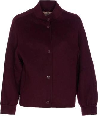 Twinset Femme, Vestes, Rouge, Taille: 40 FR Bomber Vestes