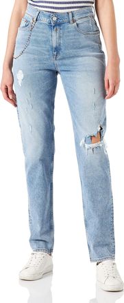 Replay Damen Kiley Jeans, 10 Blue Denim, 26W / 30L