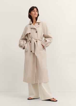 Bugatti Damen Trenchcoat wasserabweisend mit Bindeg&uuml;rtel