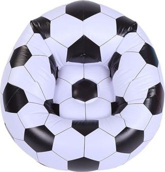 Generic RASTKY Chaise de Ballon de Football Gonflable, canap&eacute; de Football Confortable en PVC pour Salon, Chambre &agrave; Coucher, canap&eacute; Gonflable Portable pour Les