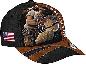 Generic Unisexe Chapeaux Pare-Soleil Charpentier Classique Casquette De Baseball Protection Solaire Casquette Trucker Anti-UV Snapback Casquette pour Golf Pêc