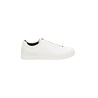 Emporio Armani Wei&szlig;e Canvas-Sneaker - - Shoes - Herren - Wei&szlig; - 45 EU