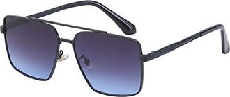 Generic Lunettes de soleil rétro en métal pour hommes et femmes pour la conduite (couleur : D, taille : moyen) 2026, a, Taille unique