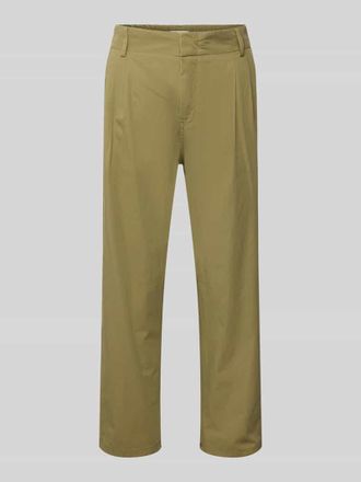 Drykorn Tapered Fit Bundfaltenhose mit elastischem Bund Modell DISPATCH