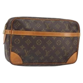 Louis Vuitton Pochette Monogram Vintage Pre-owned - Femme - Pre-owned - Brun - Taille: ONE Size