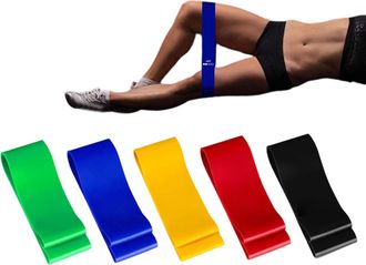 Generic Widerstandsb&auml;nder-Set - elastische -Fitnessger&auml;te, 23,62 x 1,97 x 0,01 Zoll, Trainingsb&auml;nder f&uuml;r Frauen | F&uuml;r M&auml;nner, Frauen, Jugendliche, Teenager, S