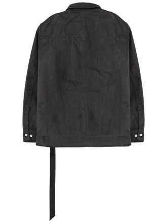 Rick Owens Cotton Worker Jacket - Black