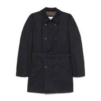 Herno Trench doppiopetto Dean - - Coats - Herren - Blau - 2XL