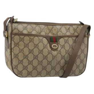 Gucci Sac bandouli&egrave;re GG Canvas Vintage Pre-owned - Femme - Pre-owned - Beige - Taille: ONE Size