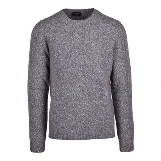 Roberto Collina Rundhals-Strickware - - Knitwear - Herren - Grau - L