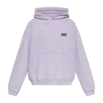 American Vintage Homme, Sweatshirts et sweats &agrave; capuche, Violet, Taille: XL Plizzy Sweat &agrave; capuche