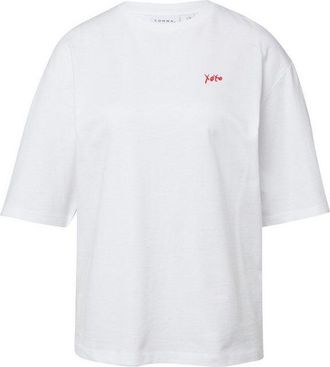 Comma Kurzarmshirt T-Shirt Oversized Shirt mit Artwork