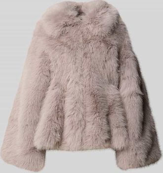 Rotate Webpelzjacke mit volumin&ouml;sem Kragen