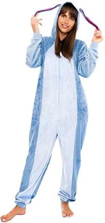 Disney Combinaison Bourriquet pour Femme | Vêtements de Nuit pour Adultes Bourriquet | Pyjamas en Polaire pour Femmes | Marchandise Officielle Winnie lourson