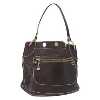 Celine Sac bandouli&egrave;re vintage Pre-owned - Femme - Pre-owned - Brun - Taille: ONE Size