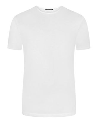 Trusted Handwork O-Neck T-Shirt aus Baumwolle in