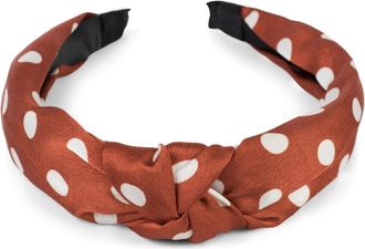 styleBREAKER Haarschmuck Haarreif gepunktet mit Knoten Rockabilly
