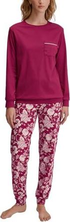 CALIDA Pyjama Femme avec Manchettes