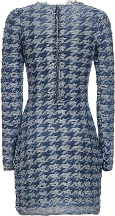 Diesel Houndstooth Dress - Blue