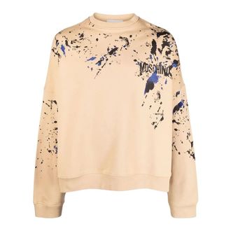 Moschino Herren, Sweatshirts & Hoodies, Beige, MGröße