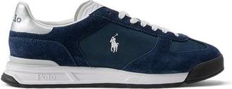 Polo Ralph Lauren Baskets bi-mati&egrave;re en cuir m&eacute;lang&eacute;