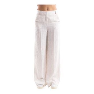 Marella Femme, Pantalons, Blanc, Taille: 40 FR Wide Pantalons