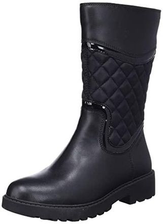 Geox Fille J Casey Girl B Abx A Bottes, Black, 35 EU